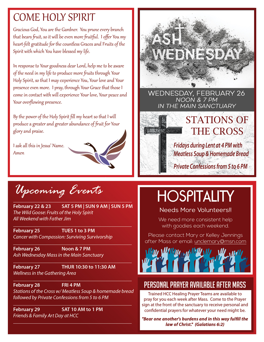 Bulletin Archive - Holy Communion