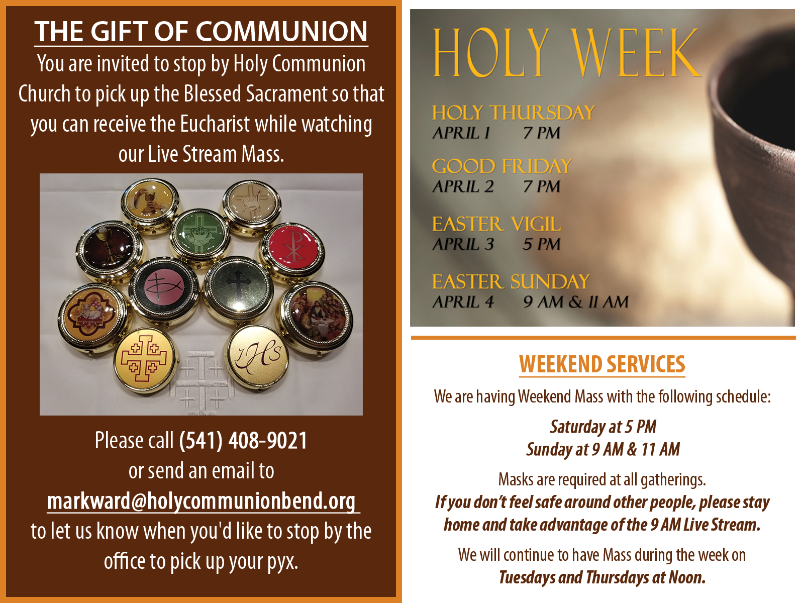 Bulletin Archive - Holy Communion