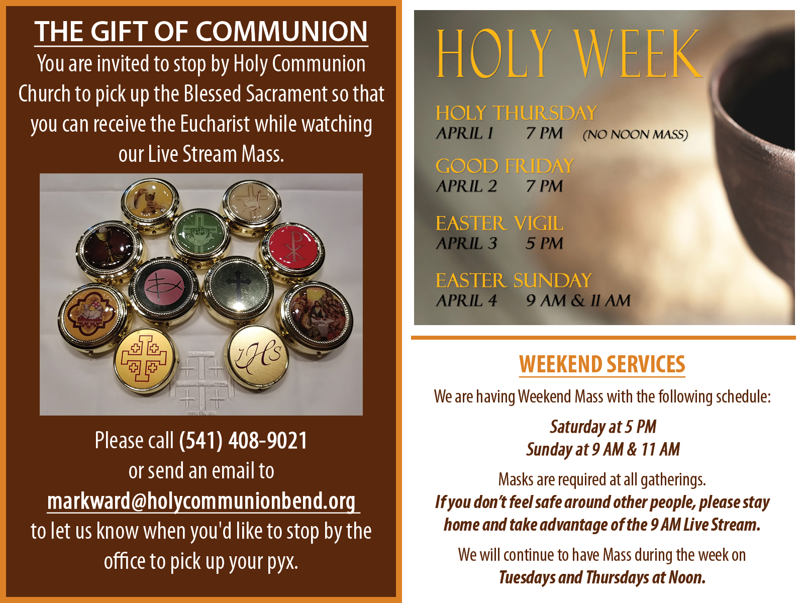 Bulletin Archive - Holy Communion